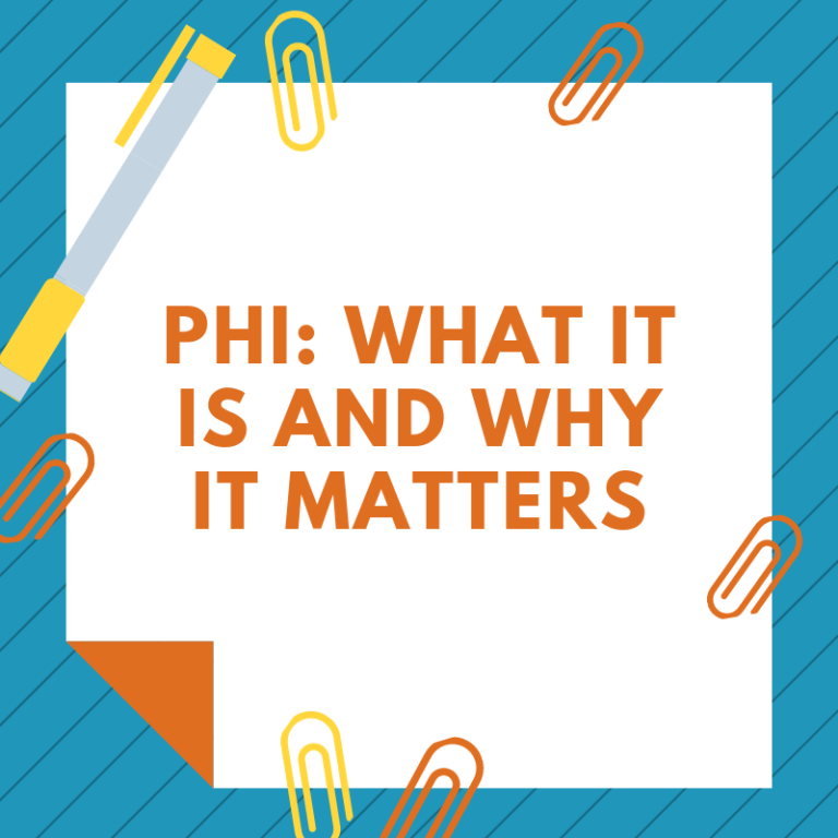 PHI: What It Is and Why It Matters - Shred Vault